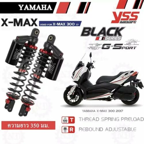 YSS [Black Series] G-SPORT Rear Shock (TG302-350TR-08-88) X-MAX, XMAX3 – Quality item shop