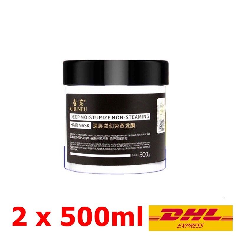 2x CHUNFU Hair Treatment Cream keratin nourishing moisturizes Restore ...