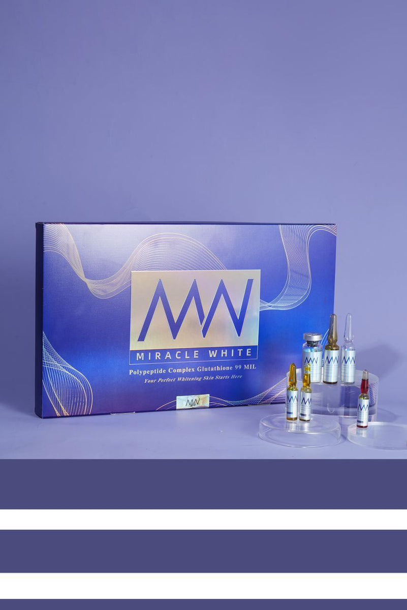 Miracle White 99000000mg Glutathione Skin Whitening Injection – Quality ...