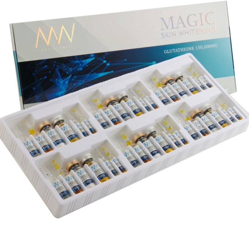 Miracle White Magic Skin Whitening 150,000mg Glutathione Injection ...