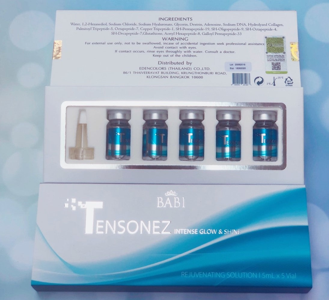 Tensonez intense Glow _ Shine FDA (5vials x 5ml/box) – Quality item shop