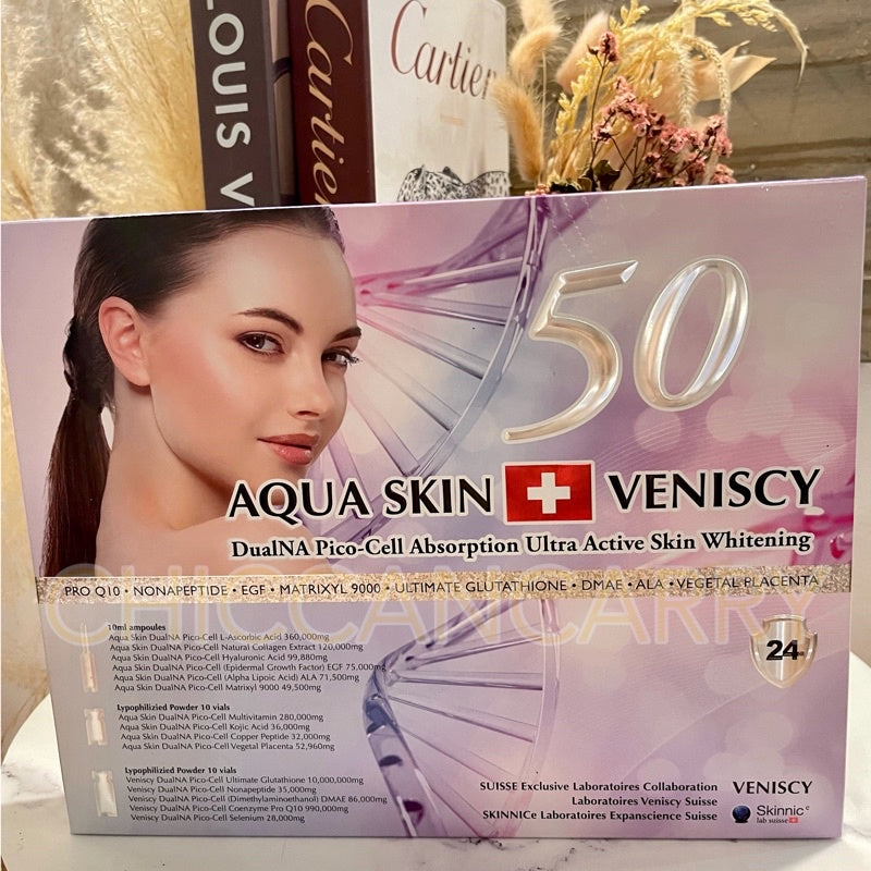 AQUA SKIN + VENISCY 50 (SWISS) DUALNA PICO-CELL ABSORPTION ULTRA ACTIV ...