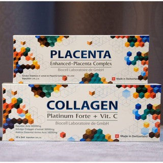 New COLLAGEN Forte Platinium (Swiss) x Placenta Extracts Bio Cell (Swi ...