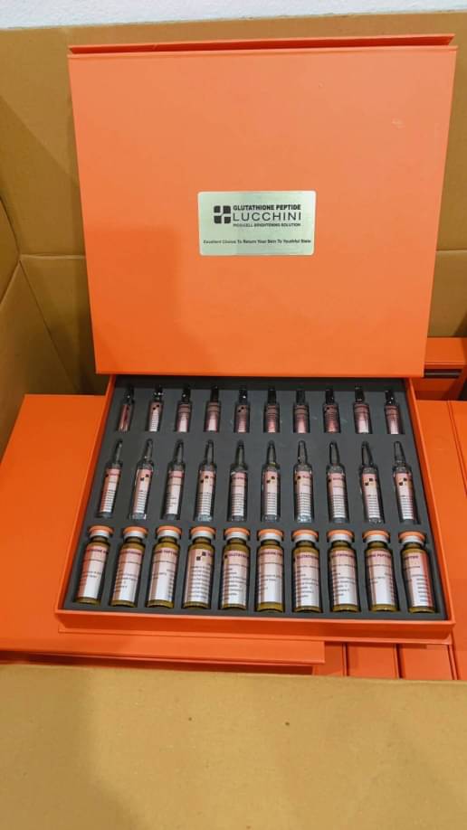 LUCCHINI GLUTATHIONE PEPTIDE PICO-CELL BRIGHTENING SOLUTION INJECTION ...