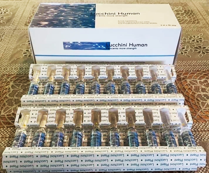 LUCCHINI HUMAN (BLUE) PLACENTA MORE STRENGTH INJECTION 1 BOX – Quality ...