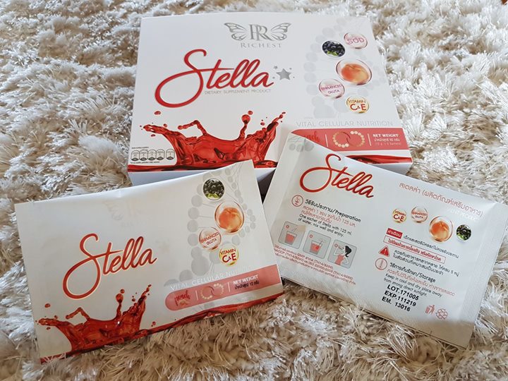 STELLA RICHEST WHITENING SKIN GLUTATHIONE INSTANT DRINK 5 SACHETS ...